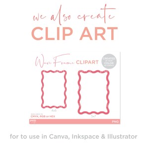 Wave Frame SVG | Wave Frame Cut File | Wave Invitation Frame Cut File ...