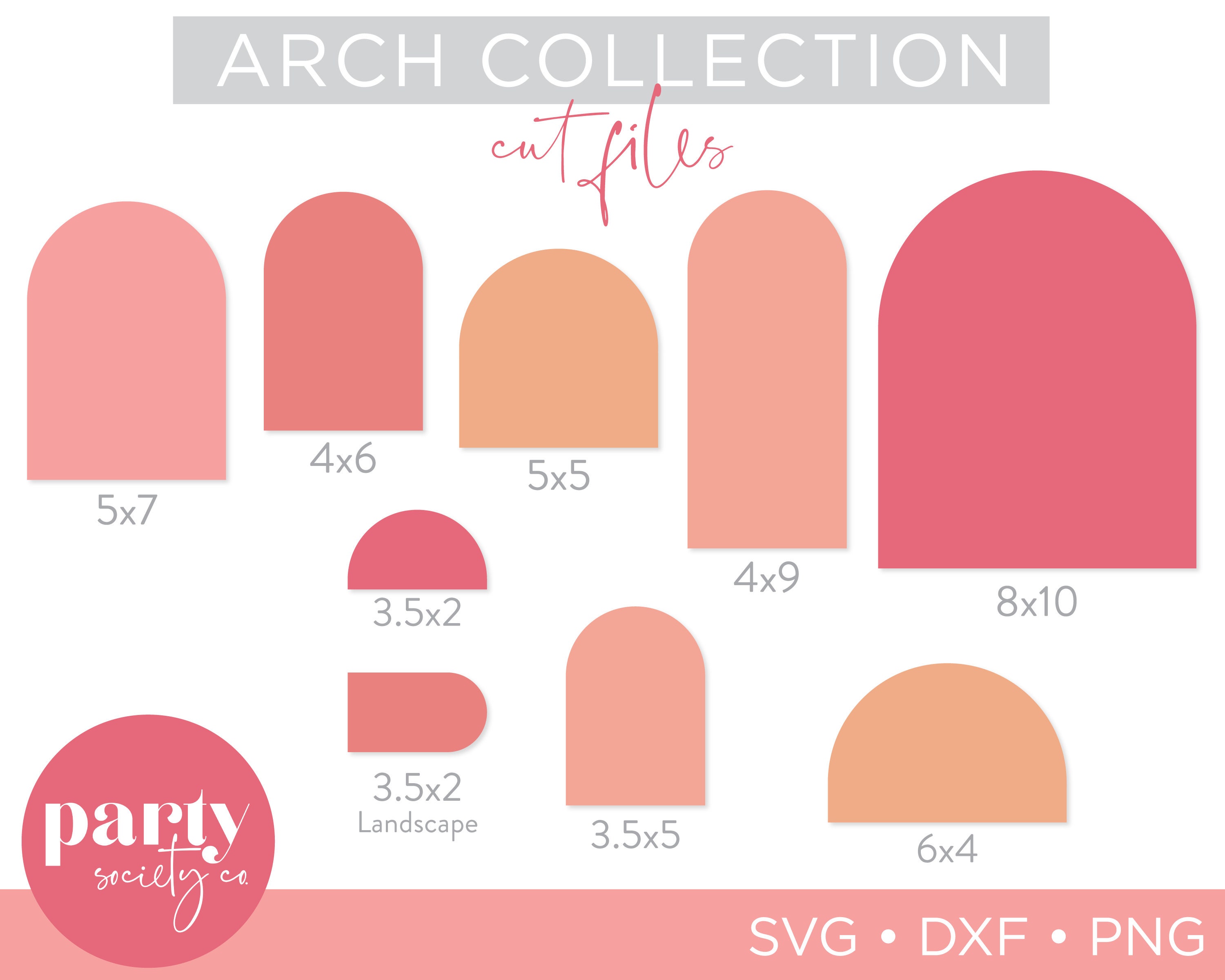 Arch SVG Arch Cut File Arch Invitation Cut File Arch - Etsy
