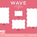 Wave Arch SVG Wave Arch Invite Cut File Wave Arch Invitation Cut File ...