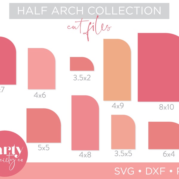 Half Arch Svg - Etsy