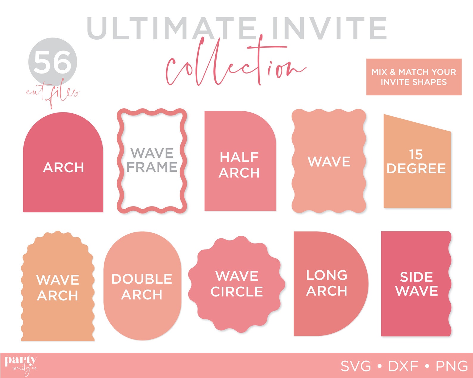 Arch SVG Arch Shape Svg Arch PNG Invitation Template - Etsy