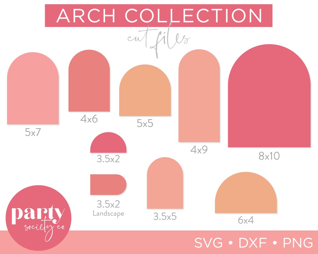 Arch SVG | Arch Wedding Invitation Template | Arch Shape Svg | Arch ...