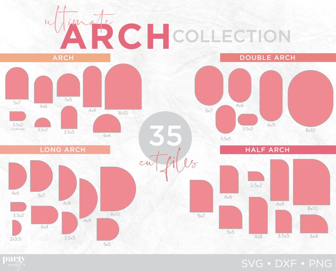 Arch SVG | Arch Wedding Invitation Template | Arch Shape SVG | Arch ...