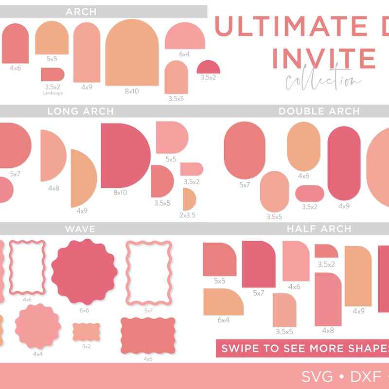 Invitation Svg - Etsy