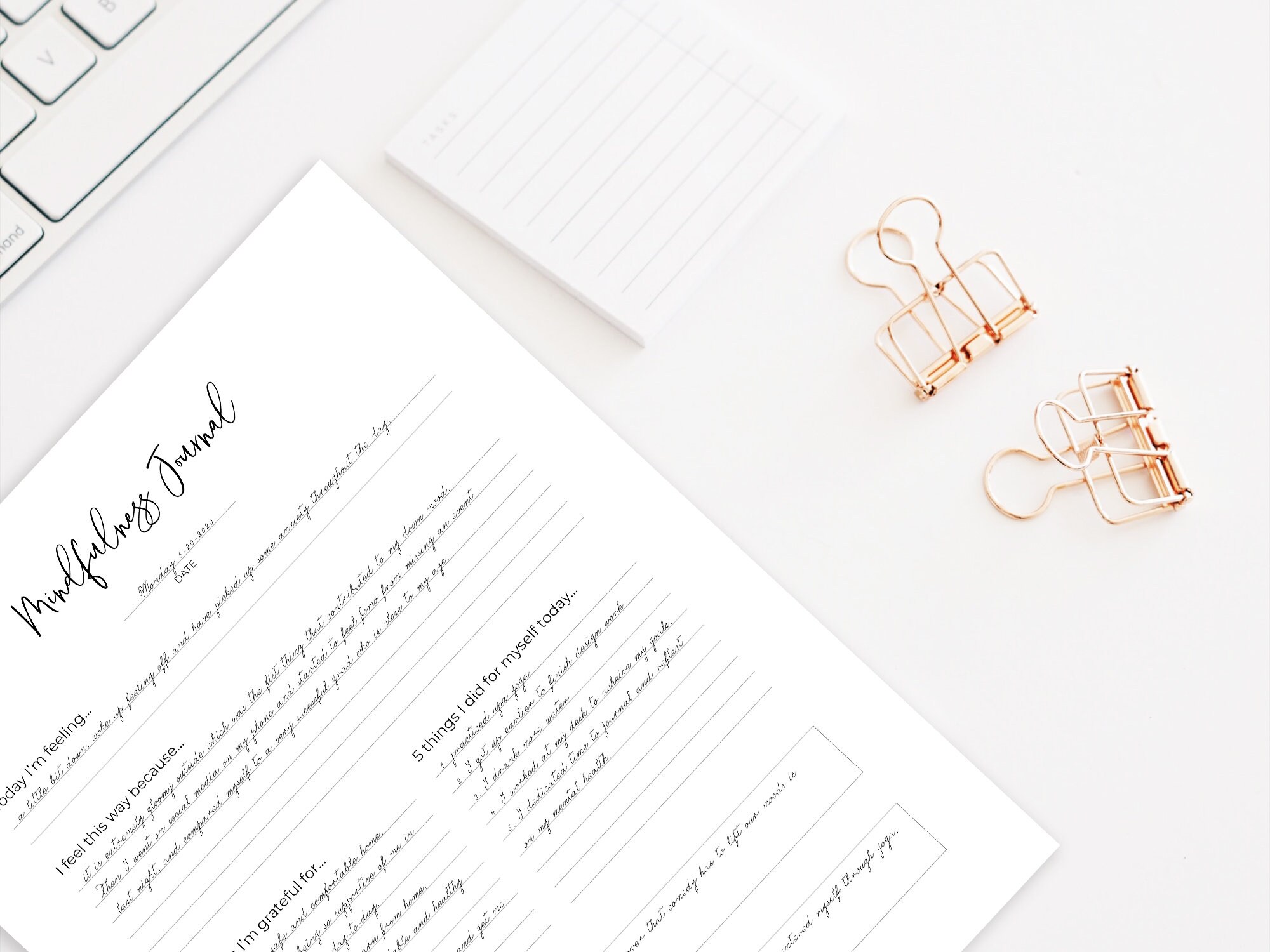 Mindfulness Journal | Digital Printable - Etsy