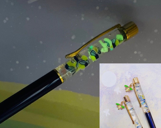 Firefly Float Pen / Glow in the Dark / Cute Pens / Custom Pens / Gift ...