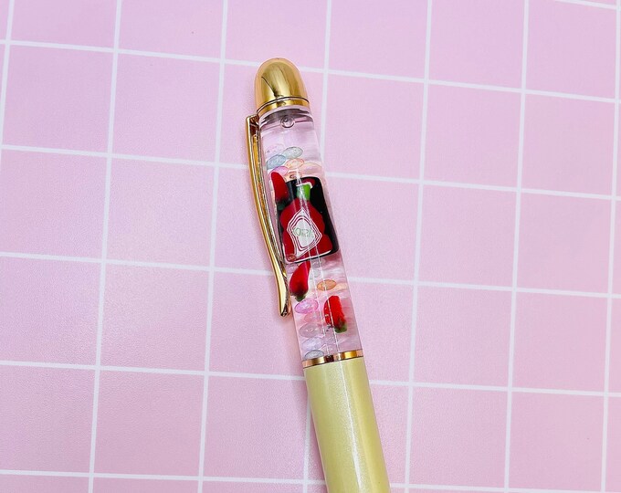 Tabasco Pen / Valentina / Mexican Gifts / Cute Pens / Custom Handmade ...