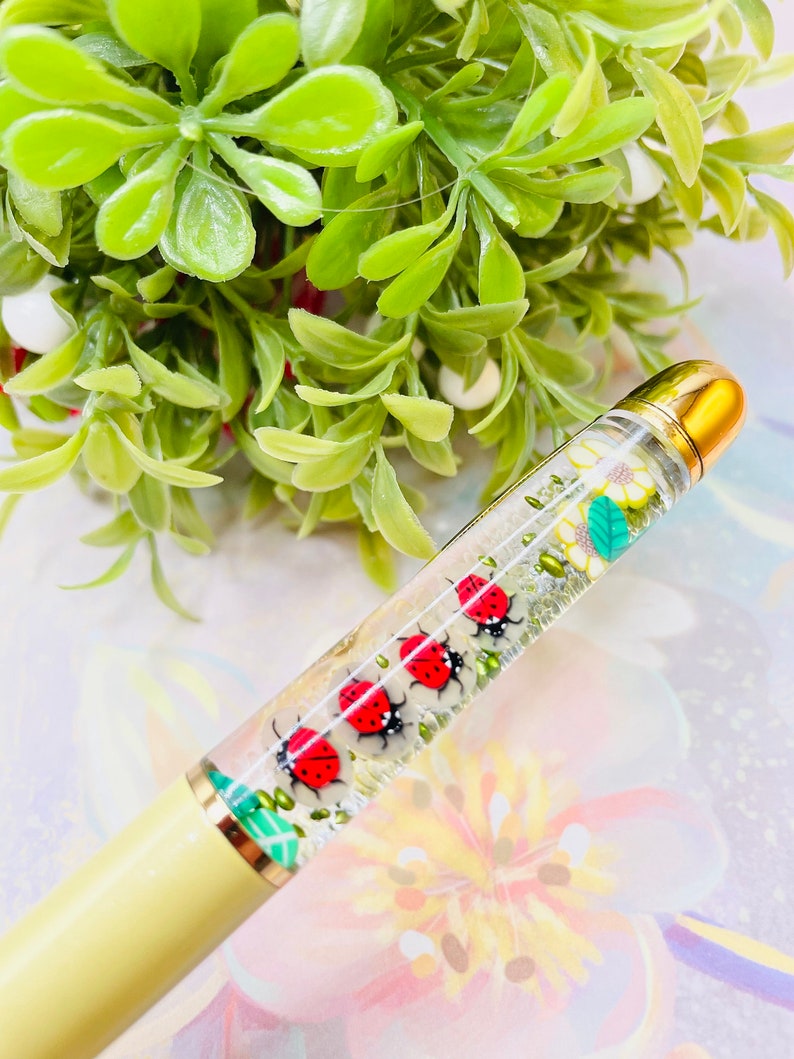 Ladybug Float Pen / Ladybird / Cute Pens / Custom Pens / Gift - Etsy