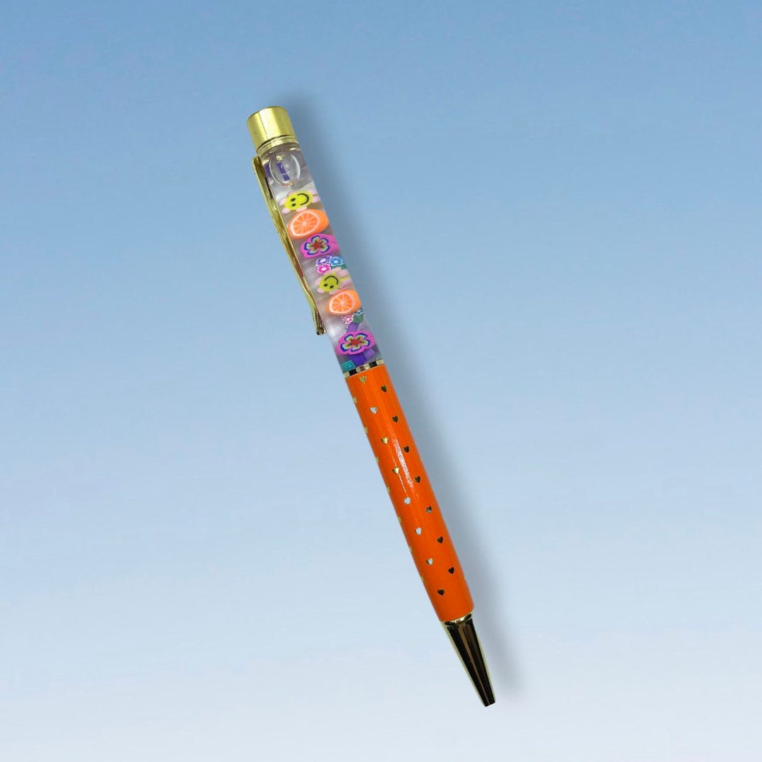 Happy Cloud Float Pen / Custom Handmade Pen / Cute Pens / Glitter Pens ...