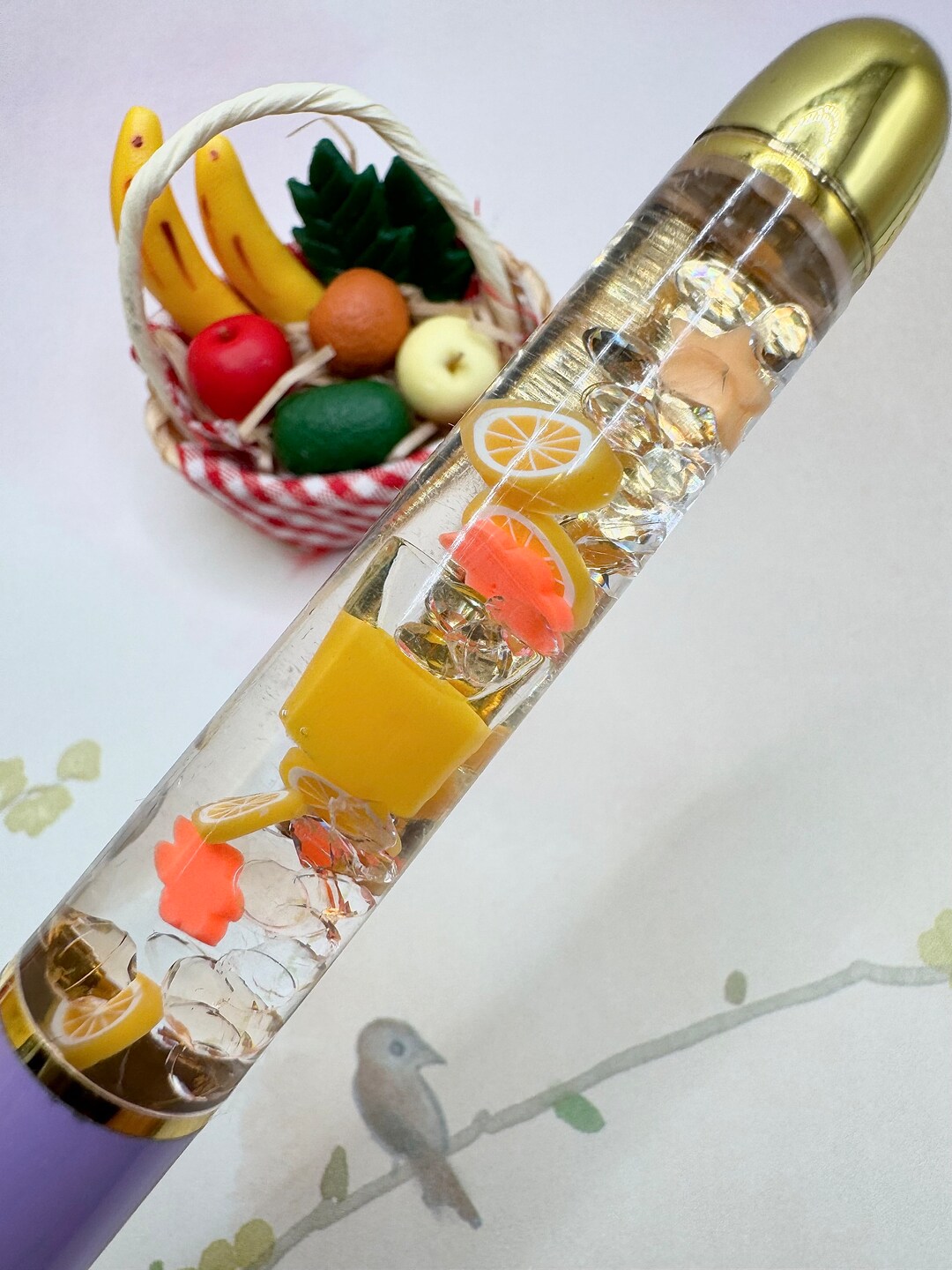 Lemonade Pen / Lemons / Fruit Gifts / Spring Gifts / Custom Handmade ...