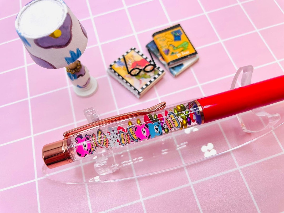 Birthday Cake Float Pen/ Unique Gift for Her / Custom Handmade Pen ...