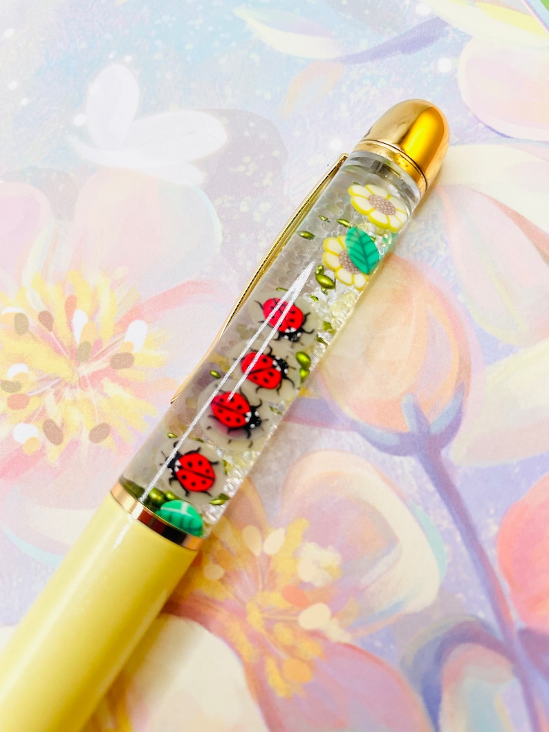 Ladybug Float Pen / Ladybird / Cute Pens / Custom Pens / Gift - Etsy