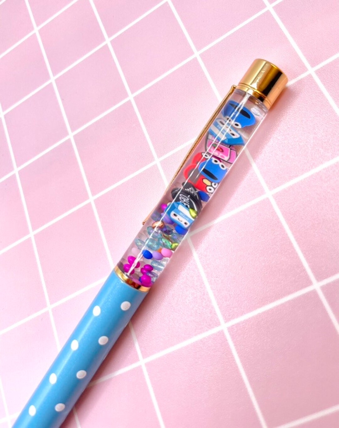 Cookies and Milk Float Pen / Custom Pen / Cute Pen / Glitter Pen ...