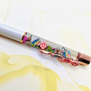Parrot Float Pen / Macaw Float Pen / Custom Pen / Glitter Pen / Cute ...