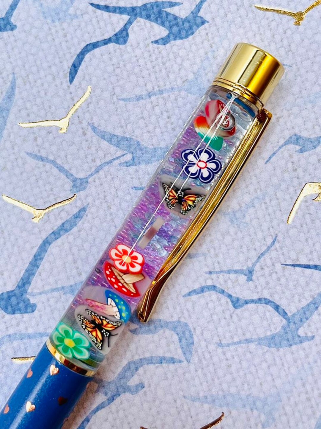 Monarch Butterfly Pen / Custom Pen / Glitter Pen / Cute Pen ...
