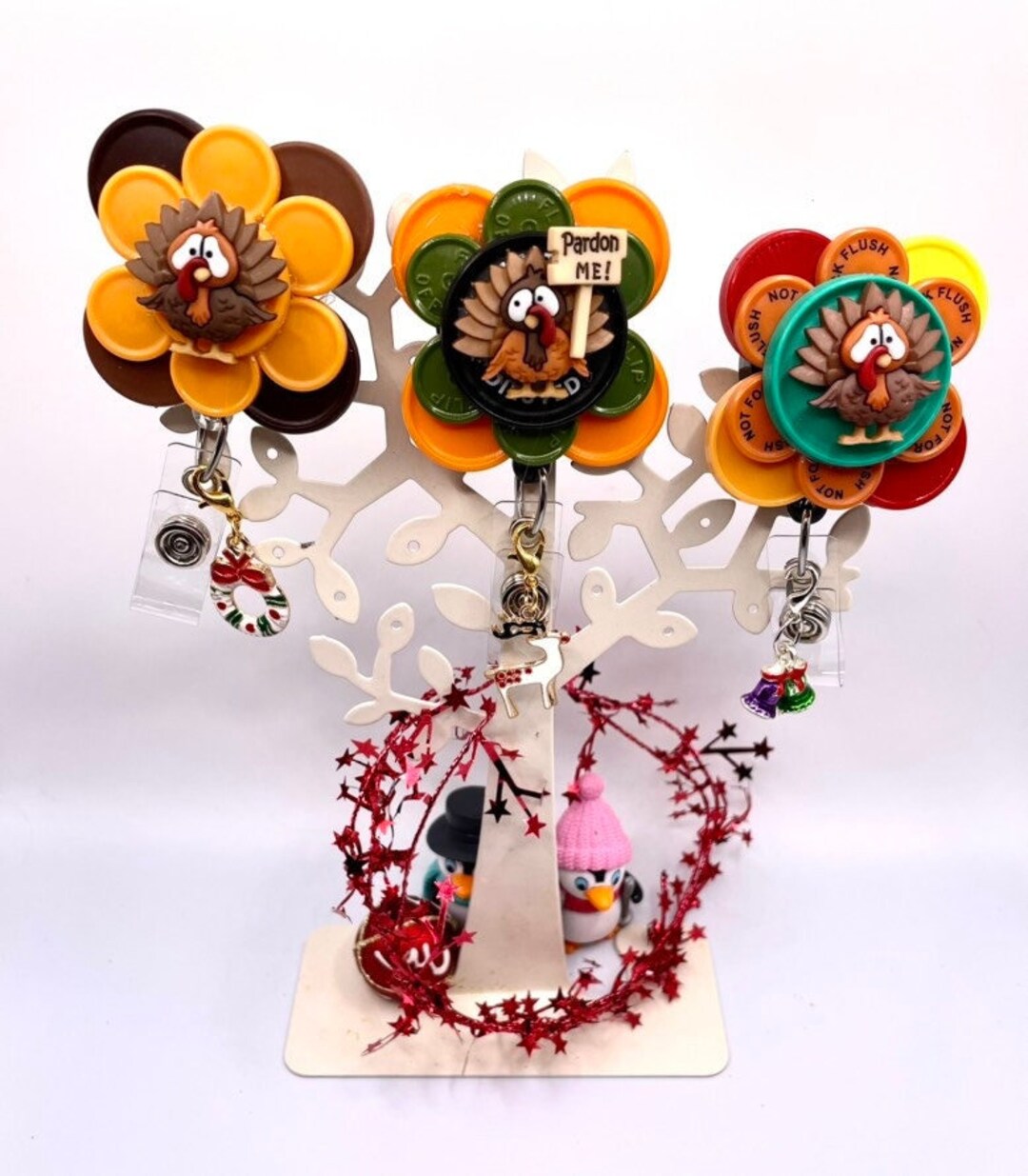 Fall Badge Reel / Turkey Badge / Happy Thanksgiving / Medical Badge ...