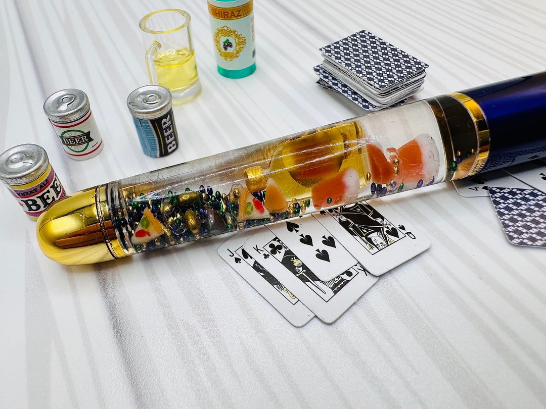 Sportsbar Pen / Party / Pizza and Beer / Custom Handmade / Cute Pens ...