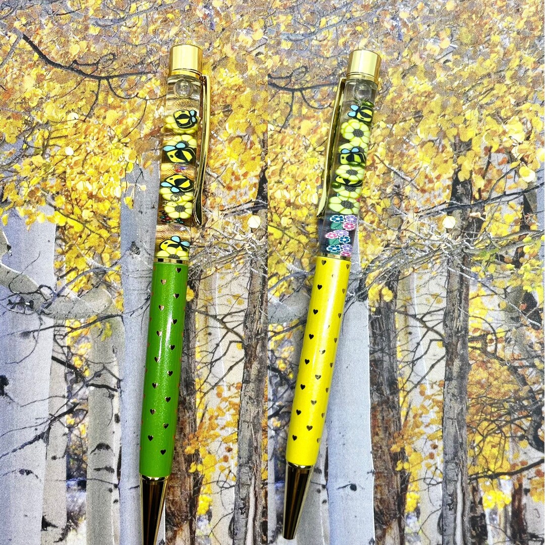 Bumble Bee Float Pen / Bee Lover Gift / Cute Pens / Mother's Day Gift ...