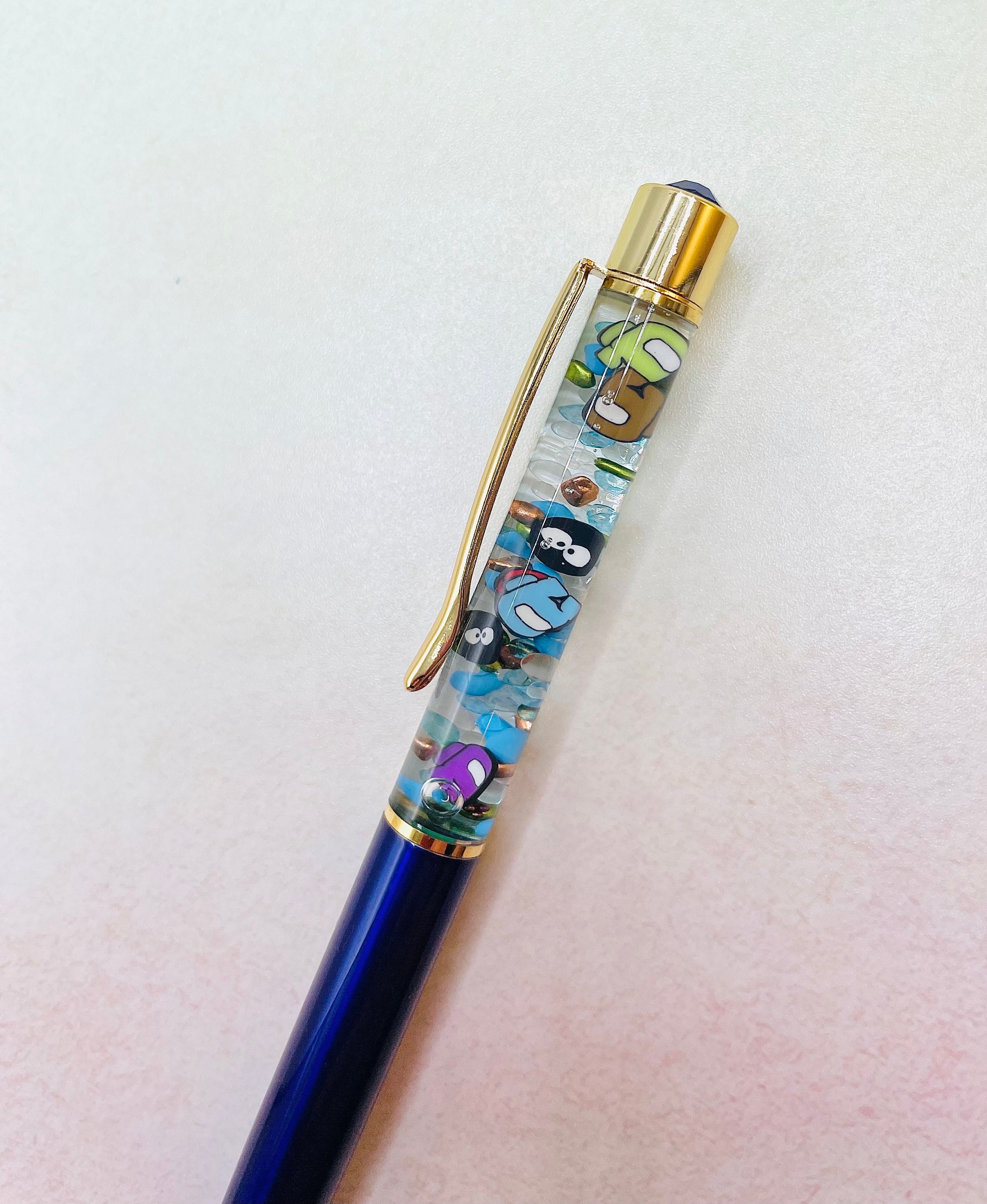 Among Us Float Pen / Cute Pens / Fun Gift / Snow Globe Pen / - Etsy
