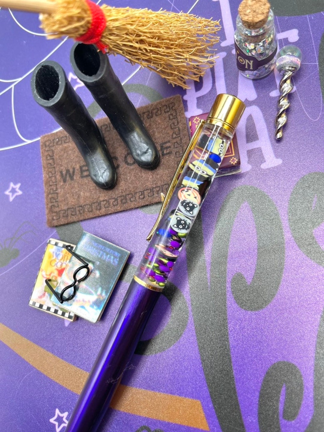 Spooky Halloween Minion Float Pen / Cute Halloween Pen / Custom ...