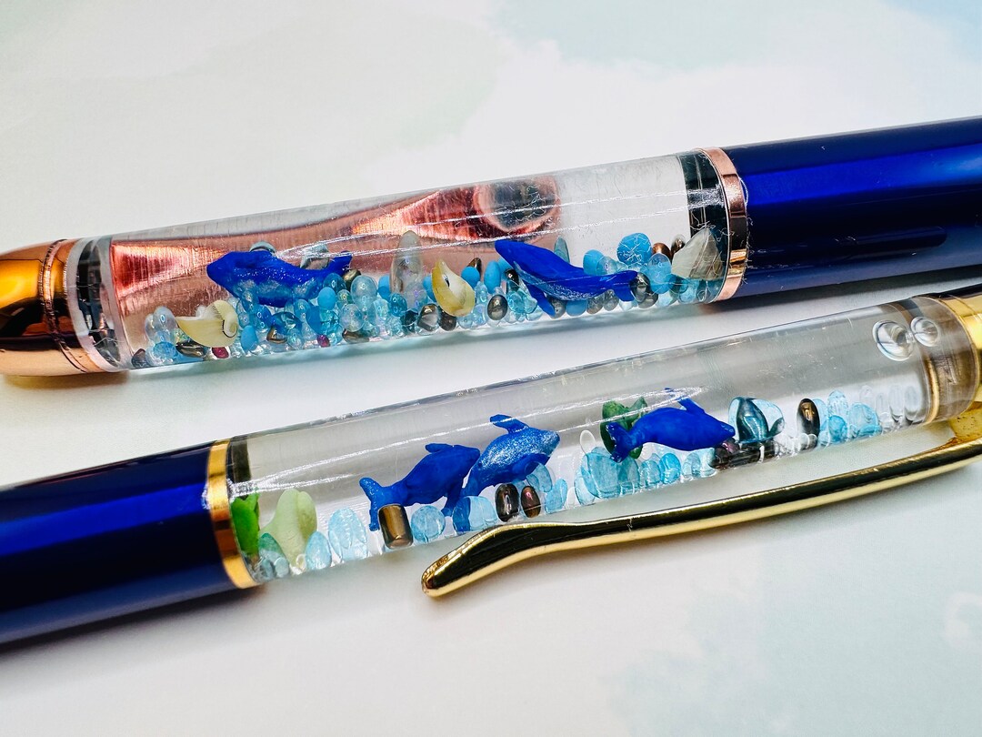 Dancing Dolphins Pen / Dolphins / 3D Miniatures / Custom Pens / Cute ...