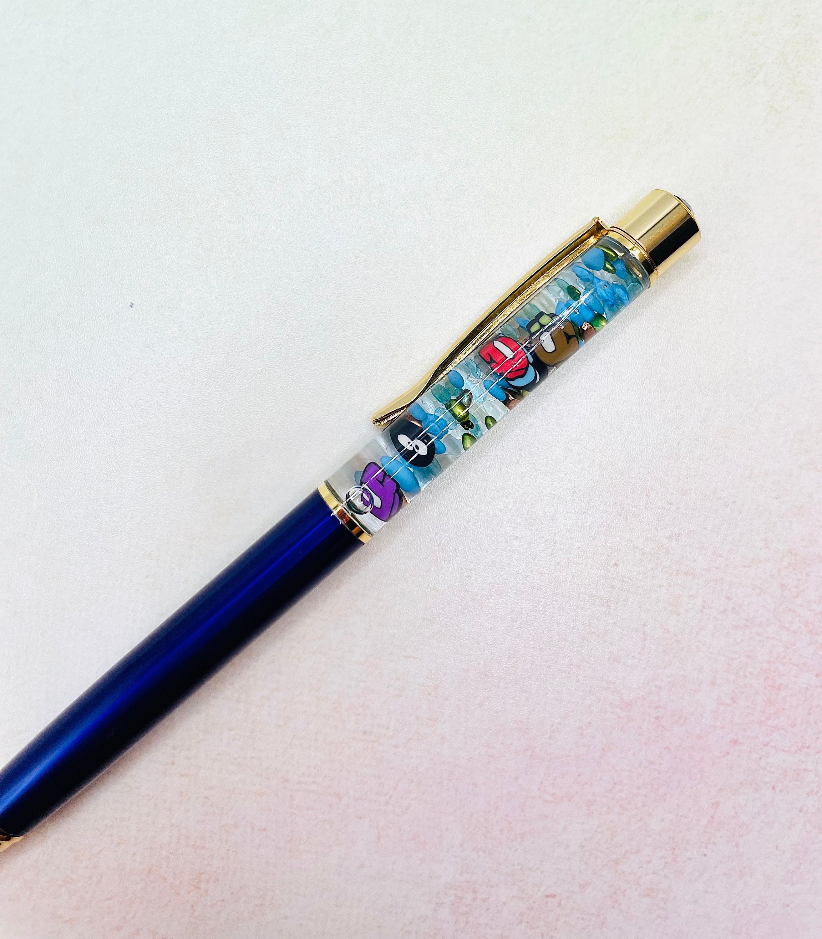 Among Us Float Pen / Cute Pens / Fun Gift / Snow Globe Pen / - Etsy