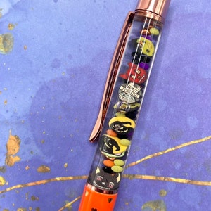 Halloween Monster Float Pen / Halloween Pen / Custom Handmade Float Pen ...