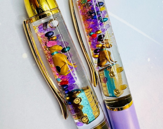 Great Dane and the Mystery Van Pen / Custom Handmade / Cute Pens / 3D ...