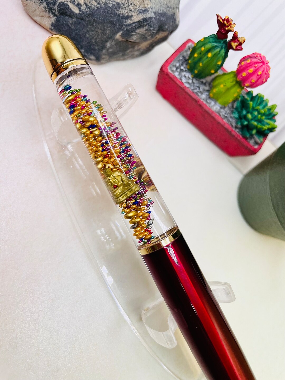 Miniature Buddha Pen / Tiny Cute / Custom Pen / Cute Pens / - Etsy