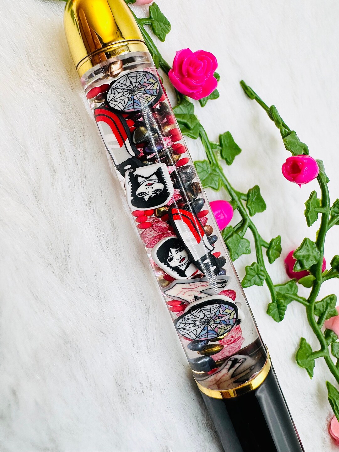 Goth Girl / Spooky / Mysterious / Girl in Black / Custom Handmade ...