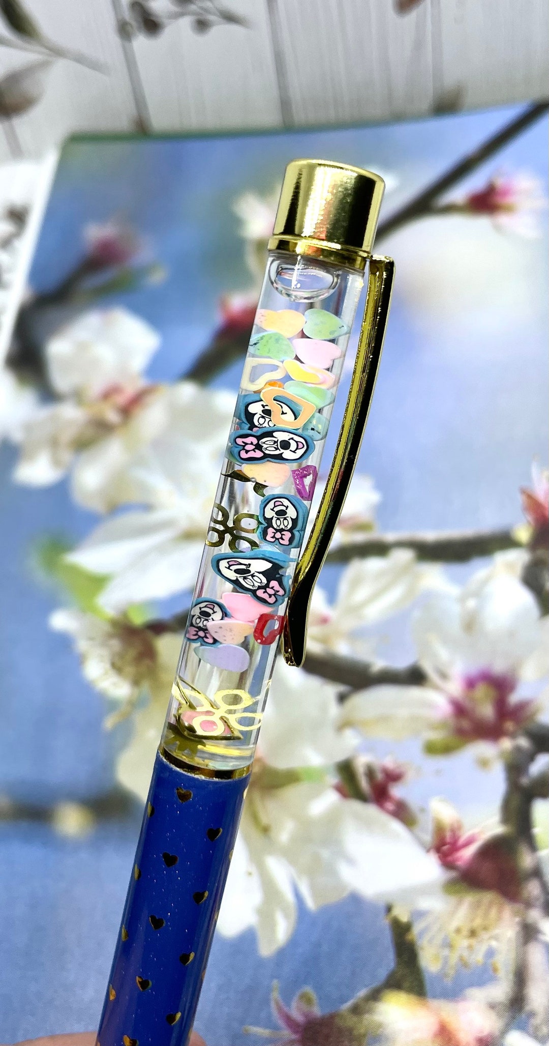 Minnie Float Pen / Mouse Head Pen / Custom Pen / Cute Pen / - Etsy