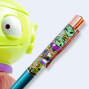 Aliens Pen / Alien Gift / Spaceship / Cute Pens / Float Pens / Gift for ...