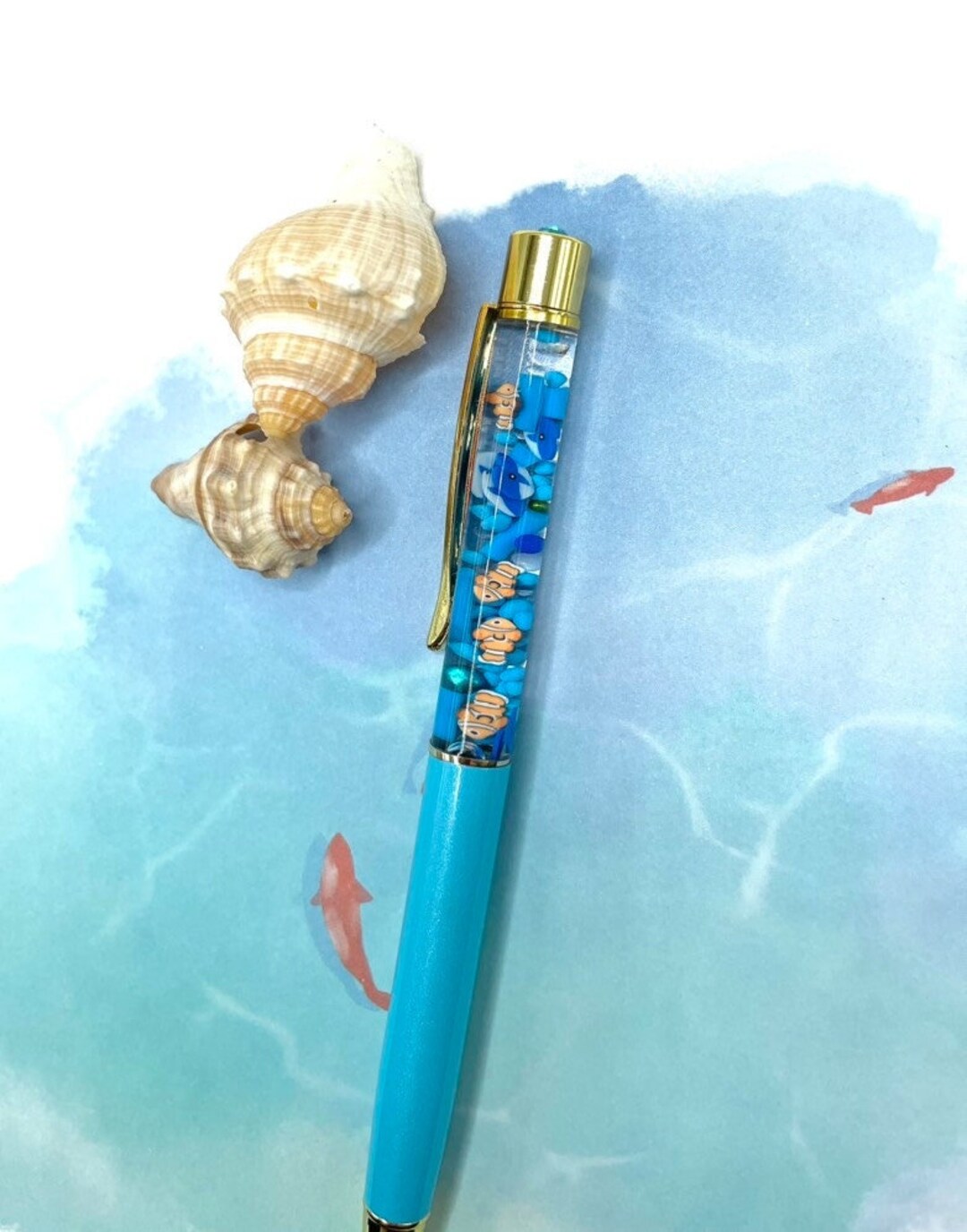 Shark Float Pen / Tropical Fish Pen / Nautical Themed / Cute Pens ...