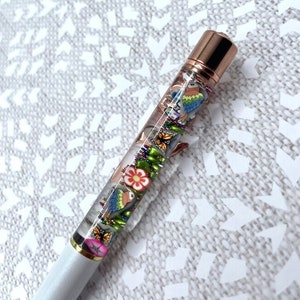 Parrot Float Pen / Macaw Float Pen / Custom Pen / Glitter Pen / Cute ...