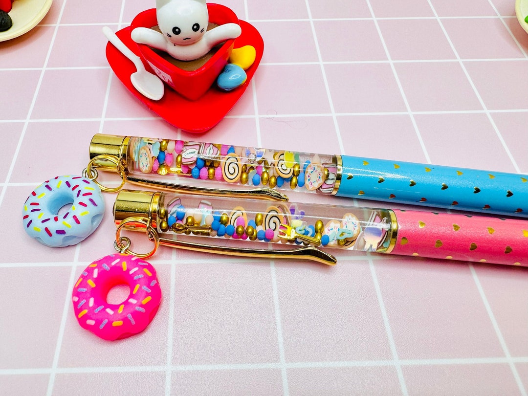 Donut Pen / Breakfast / Cute Pens / Custom Pens / Friend Gift / Donut Lover Gifts / Stocking ...