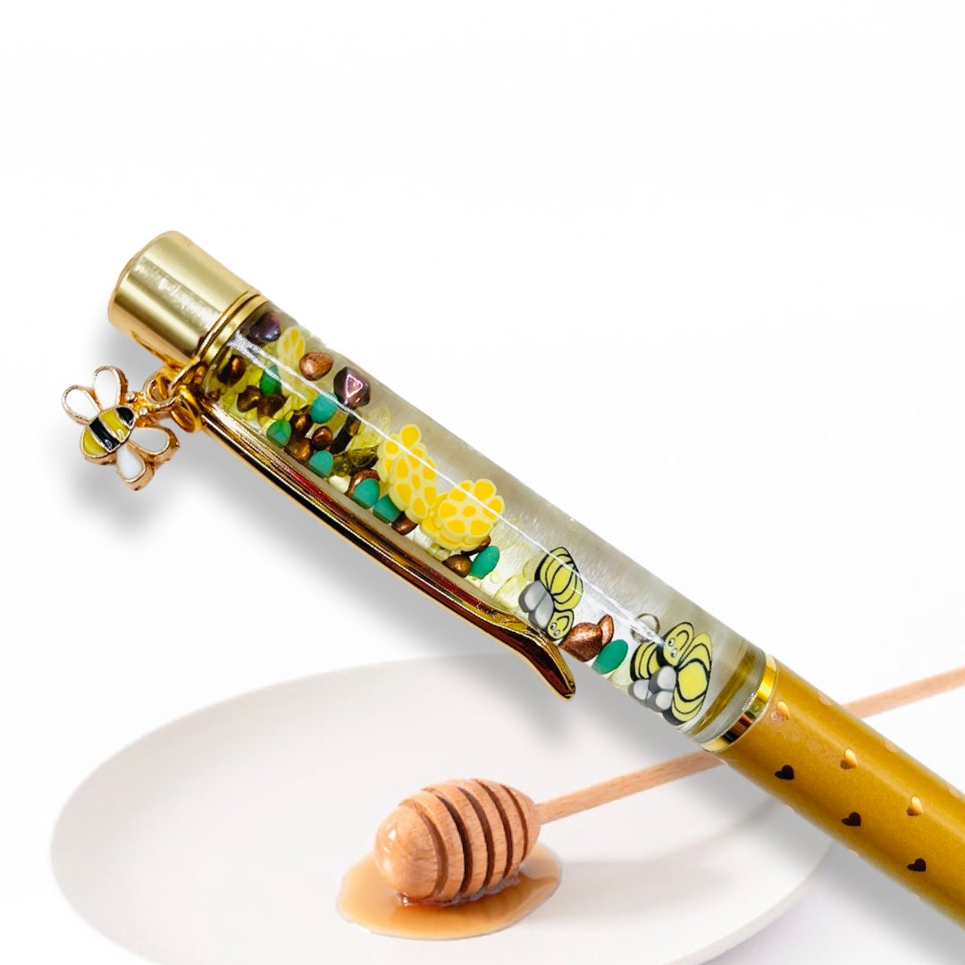 Bees Float Pen / Honeybee / Honeycomb / Custom Pens / Cute Pens / Gift ...