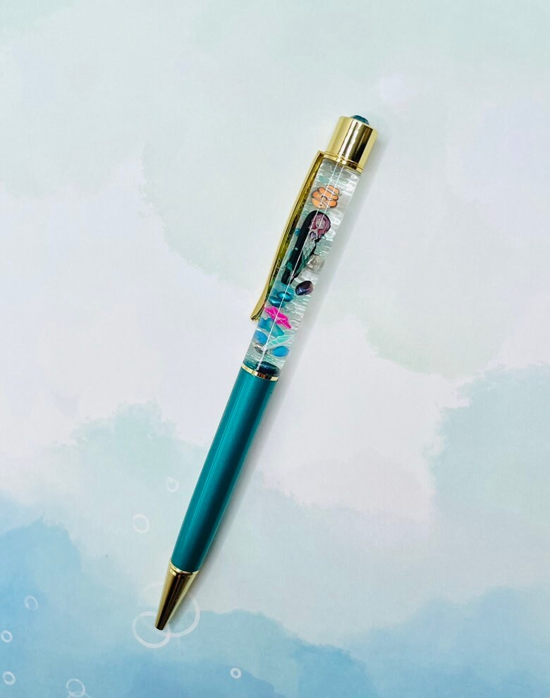 Mermaid Float Pen / Custom Pen / Nautical Themed / Cute Pens / - Etsy