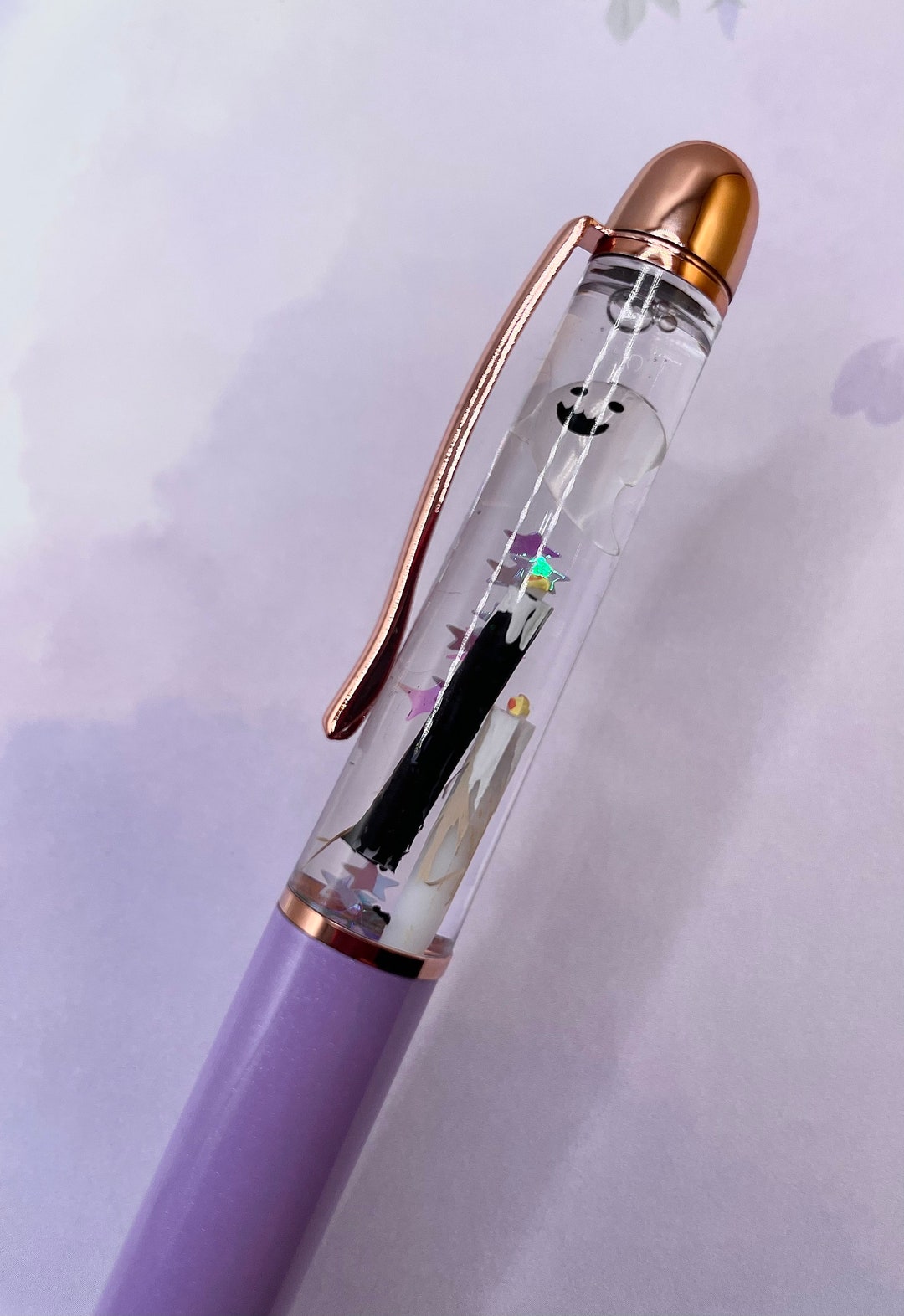 Cute Ghost / Friendly Ghost Pen / Floating Candles Pen / Cute Pens ...
