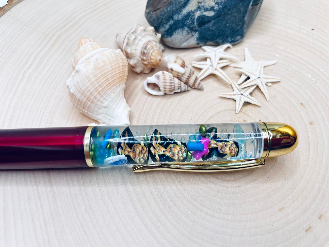 Koi Fishpond Float Pen / Nautical Themed / Cute Pens / Custom - Etsy