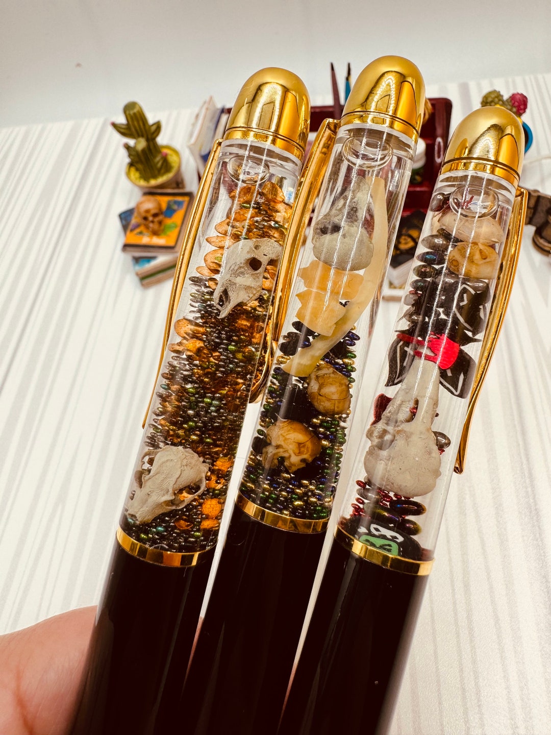 Fossils / Skulls / Gothic / Macabre / Miniature / Gift for Her / Gift ...