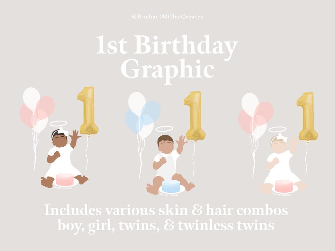 First Birthday Angel Baby Digital Portrait | 8x10" Miscarriage ...