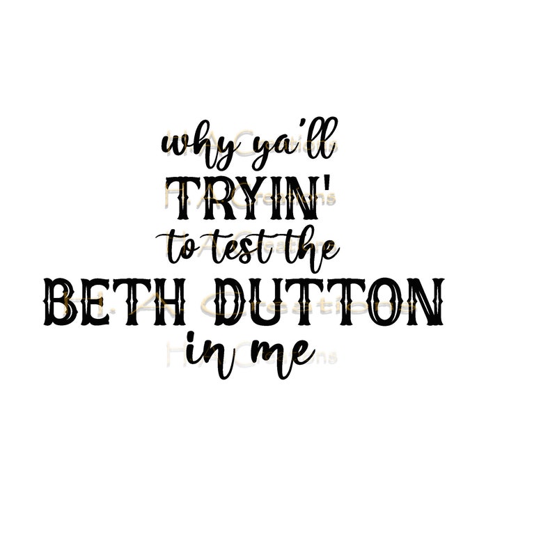 Beth Dutton Svg - Etsy