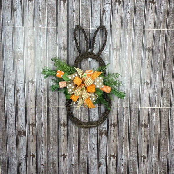 Rabbit Wreath - Etsy
