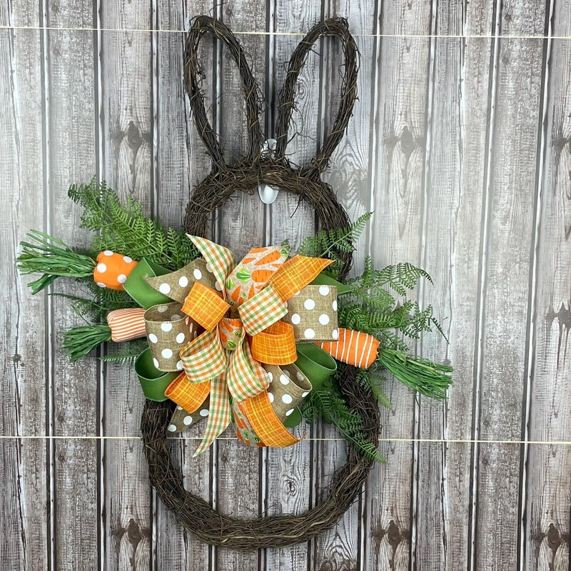 Rabbit Wreath - Etsy