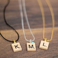 Custom Scrabble Tile Keychain, Personalized Birch Game Tile ...