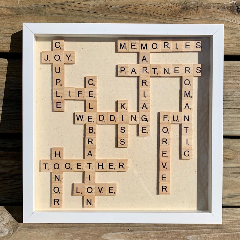 Scrabble Wedding - Etsy