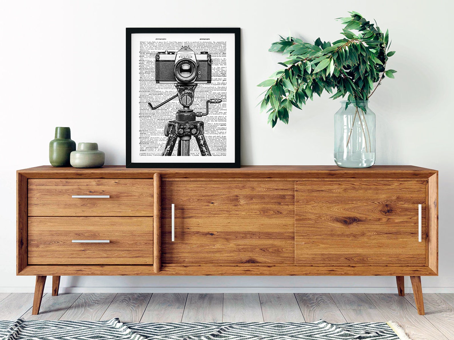 Vintage Camera Print, Retro Camera Wall Art, Photography Decor ...