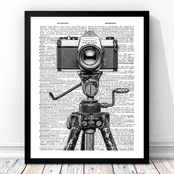 Vintage Camera Print - Etsy