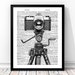 Vintage Camera Print, Retro Camera Wall Art, Photography Decor ...