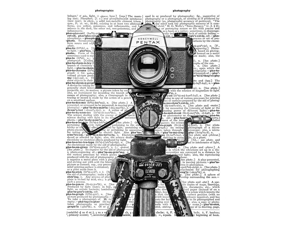 Vintage Camera Print, Retro Camera Wall Art, Photography Decor ...